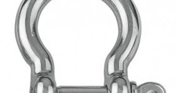 Bow Shackle, M10, Grade 316, 19203