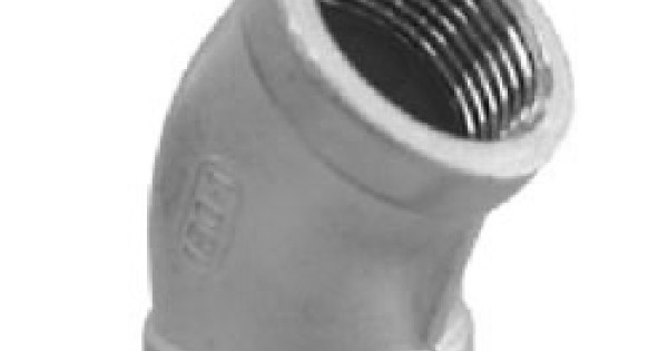 BSP Elbow 45D Female 50Nb, Grade 316, 150LB