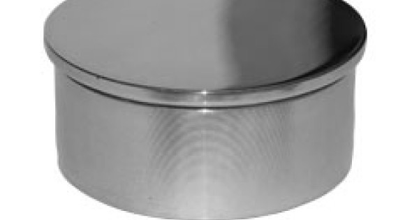 Flush Joiner Push Fit End Cap 50.80mm, 316 Mirror Finish - 2019A