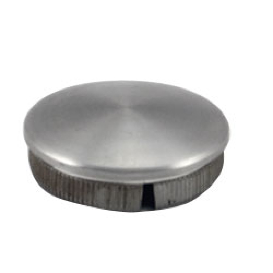 Push End Cap 21mm, 316 Satin Finish