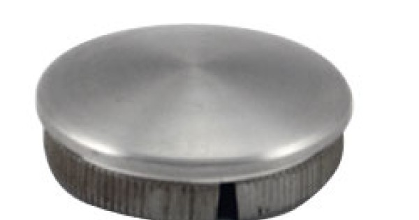 Push End Cap 51mm, 316 Satin Finish - 16PEC50
