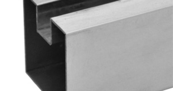 Tube Square Single Slot 1.6mm (Wall) 50 x 50, 15 x 15mm Slot, Mirror ...
