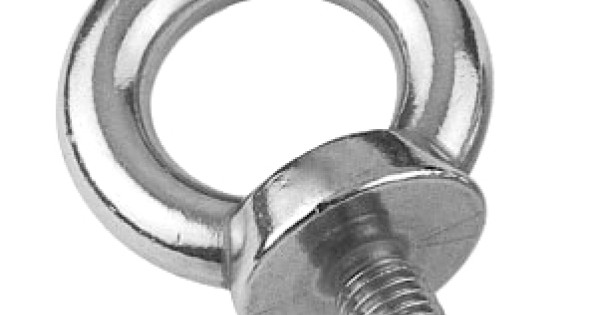 Eye Bolt Large Flange M8, Grade 316, 40142