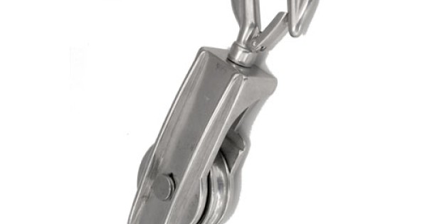 Seine Block (Hook Top) 75mm, Grade 316, 41296