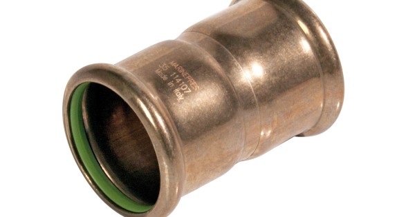 Coupling 54mm CuNi w/ Green FKM O-Ring Marinepres