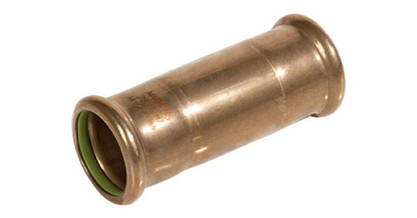 Slip Coupling 28mm CuNi w/ Green FKM O-Ring Marinepres