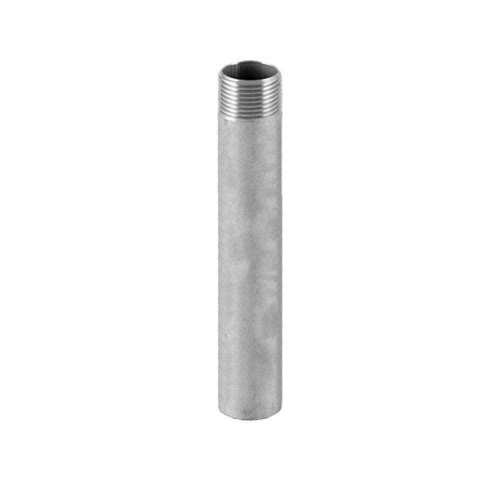 NPT Nipple/Rnd Toe 15Nb SCH80S 100mm Long, Grade 304